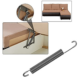 GNPADR 7 inch (2Pcs) Replacement Recliner Sofa Chair Mechanism Tension Spring - Long Neck Hook Style