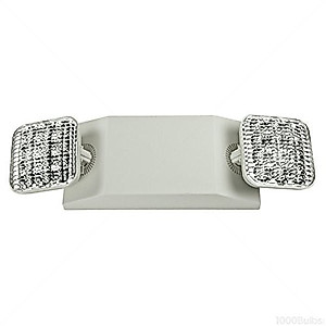 Emergency Light - LED Lamp Heads - Self-Testing - 90 Min. Operation - 120/277V - Exitronix LED-90-G2