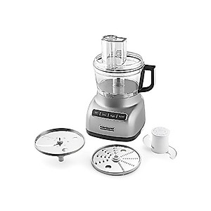 KitchenAid KFP0711CU Food Processor, 7 Cup, Contour Silver
