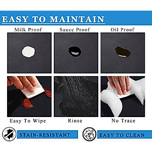 Coffee Mat for Countertops ,Coffee Bar Accessories Fit Under Coffee Maker Espresso Machine, Absorbent Hide Stain Rubber Mat for Countertop ,Dish Drying Mat for Kitchen Counter (Black, 12"x19")