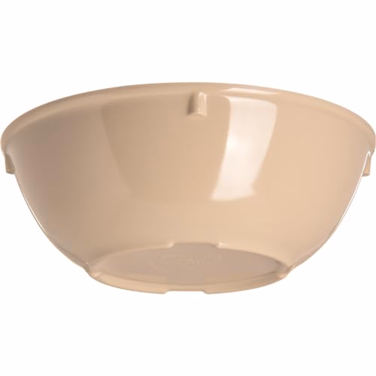 Carlisle FoodService Products Dallas Ware Plastic Snack Bowl, Melamine Bowl For Restaurants, Hospitals, 14 Ounces, Tan