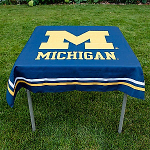 College Flags & Banners Co. Michigan Logo Tablecloth or Table Overlay