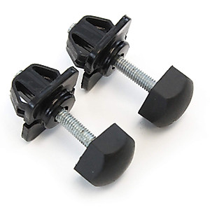 Red Hound Auto Set of 2 Hood Bumper Stop Cushion Support Compatible with Ford Ranger 1998-2011 Radiator Black Rubber Pair