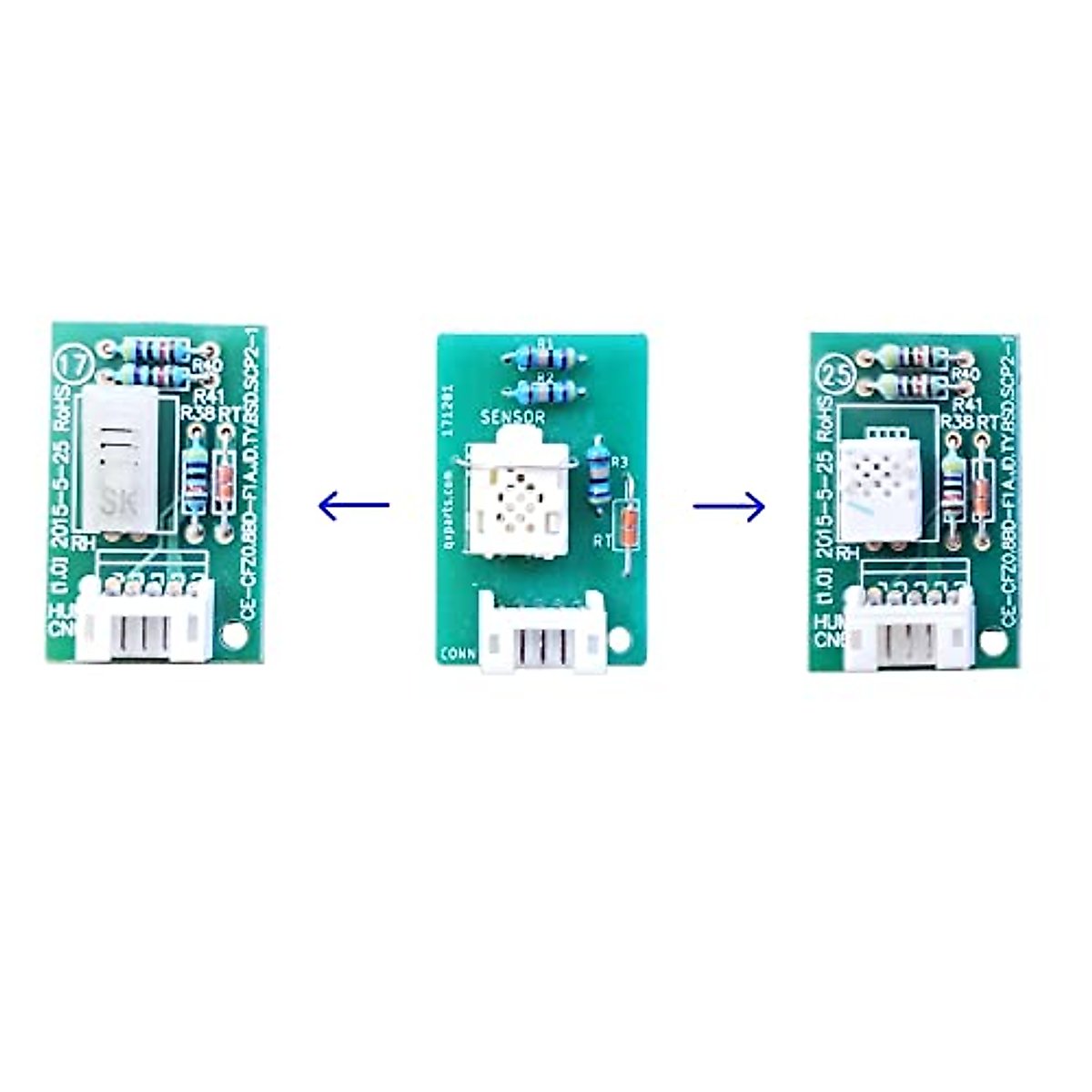 QXParts Humidity Sensor Replacement Compatible With Danby Toshiba Midea Sencor Dehumidifiers Error A5 AS