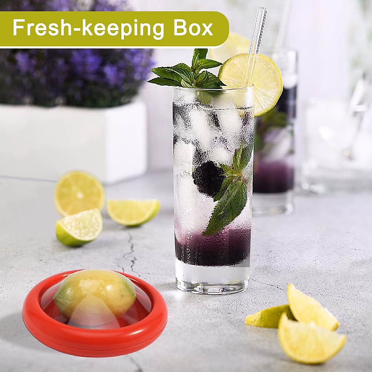 4pcs Fruit and Vegetable Storage Containers for Fridge, Avocado Saver and Tomato Holder Reusable Storage Containers, Onion Fresh Stretch Pod, Reusable Food Storage Box(as shown)