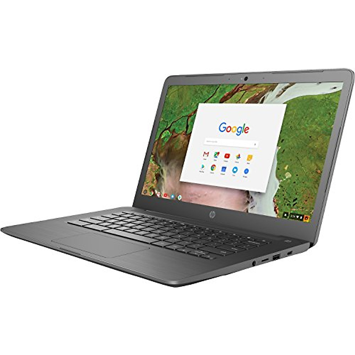 HP 14" Touchscreen Chromebook - Intel Celeron N3350 - 4GB Memory - 32GB eMMC - WiFi & Bluetooth - Webcam - Gray