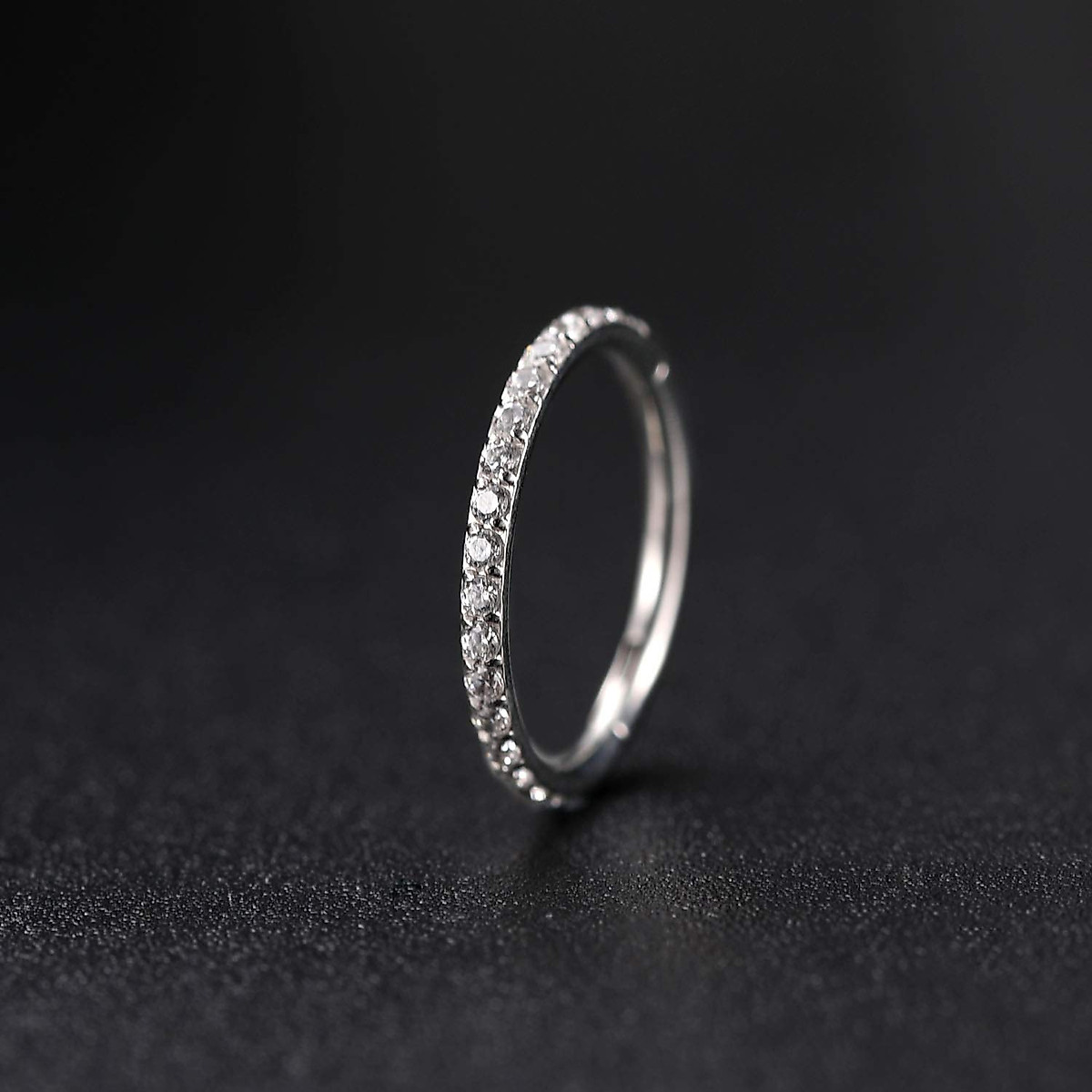 GAGABODY Septum Jewelry Daith Earrings with Clear CZ 316L Surgical Steel Nose Hoop 7mm Lip Ring 20g Clicker Hoop Piercing Rings Rook Conch Earring Silver Lobe Piercing Jewelry