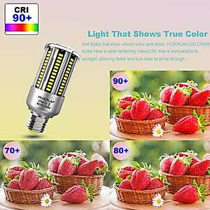 Radar Motion Sensor Light Bulbs A19 250W Equivalent AC85-265V 27W Motion Detector Auto Activated Dusk to Dawn Security Outdoor Porch Lights LED Bulb Daylight White 3375LM E26/E27 (2 Pack)