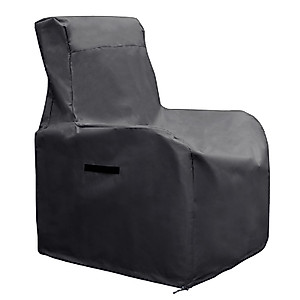 Skypatio Patio Chair Cover Waterproof, Outdoor Furniture Storage Cover for All Weather Protection (Black)