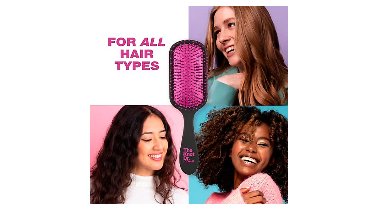 The Knot Dr. by Conair Wet & Dry Detangler Brush - All Hair Types