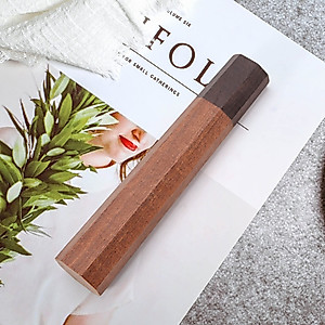 TAMOSH DIY Blank Japanese Kitchen Knives Chef Knife Replacement Octagonal Wooden Handle