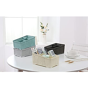 Multi-Purpose Storage Organizer | Office, Living Room, Bathroom Organizer | Holds Stationary, Vitamins, Supplements, Makeup | Large Capacity | Home Organization (Green)