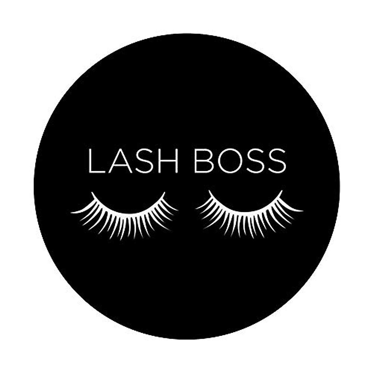 Lash Boss Extentionist Eyelash Artist PopSockets PopGrip: Swappable Grip for Phones & Tablets