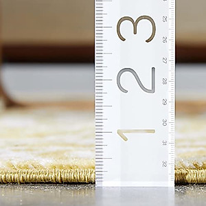 Well Woven Dazzle DISA Gold Vintage Bohemian Oriental Distressed 5x7 (5'3" x 7'3") Area Rug