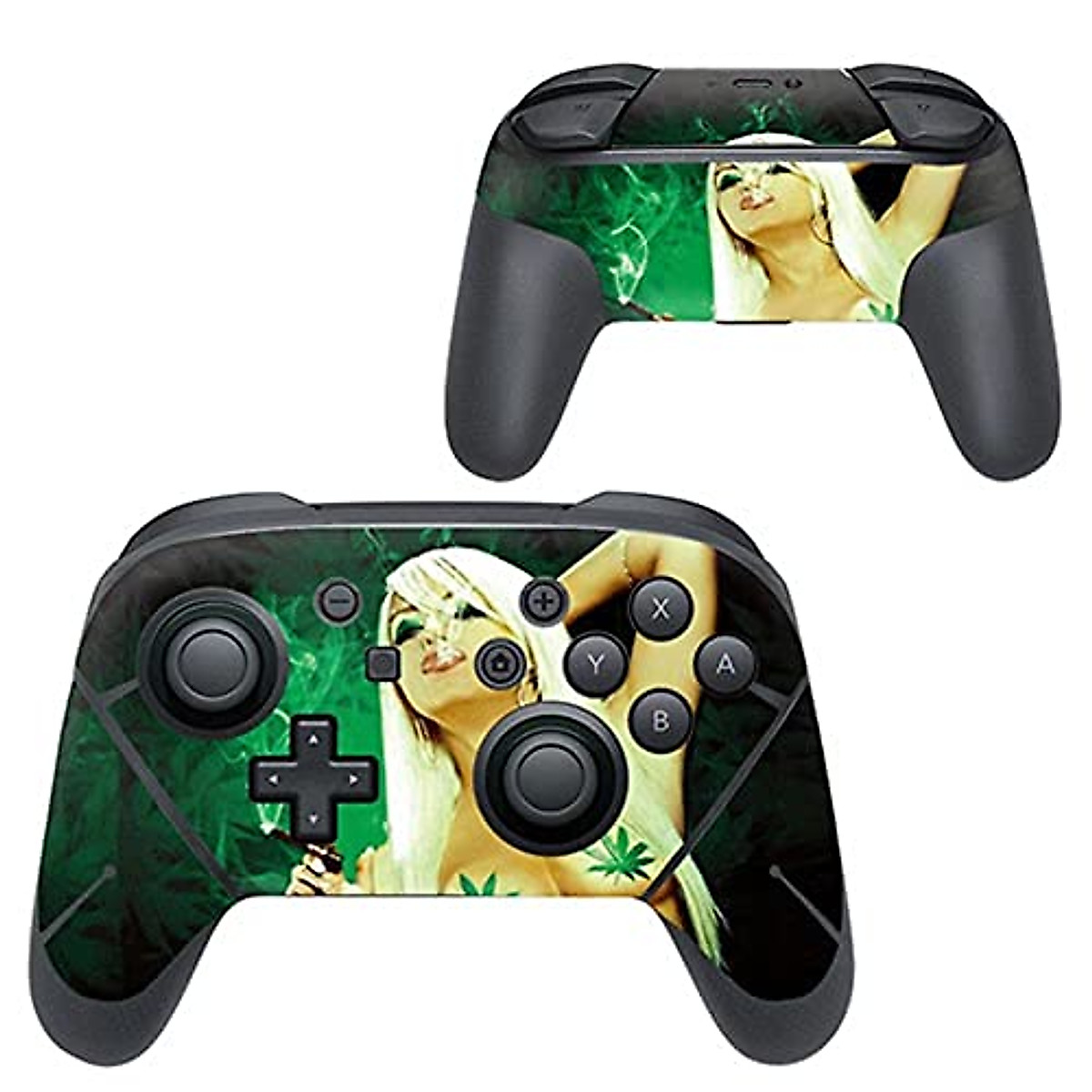 Movies Hero Games Handle Stickers Sexy Girls Decals Paste Cartoon Scratch Resistant Wear Resistant Dticker Film Game Handles Decorate for Switch Pro Controller Accessories - F
