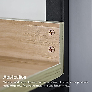 uxcell M4 x 30mm Wood Screws Phillips Flat Head Carbon Steel Color Zinc Plated Self Tapping Screws 100pcs