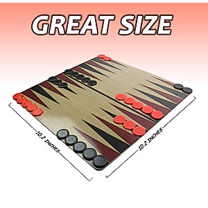 Board Game Set - 10 in 1 Board Games Collection - Chess, Checkers, Chinese Checkers, Backgammon, Snake and Ladder, Ludo and More Classic Board Games for Kids