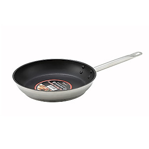 Winware SSFP-8NS FryPanSS, 8 Inch, Stainless Steel