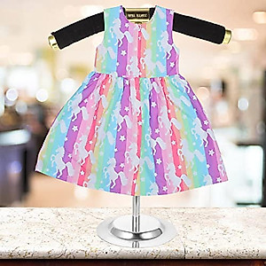 VOSAREA Kids Clothes Stand Girl Dress Form Cloth Display Stand Clothes Showing Stand Clothes Display Rack (Random Color)