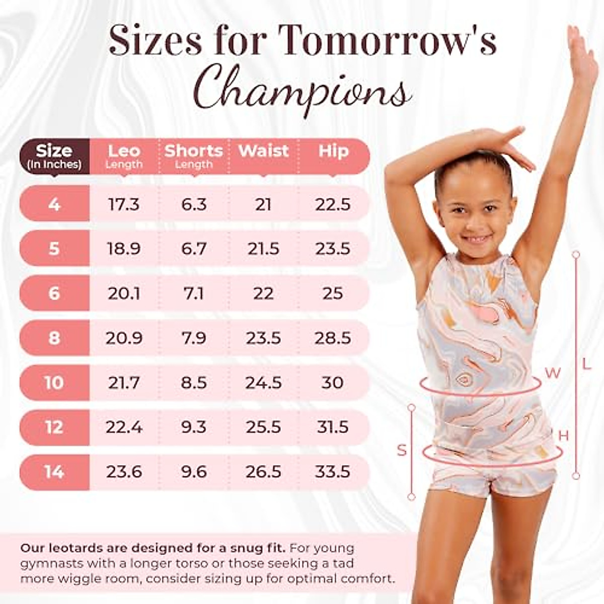 Dancina Girls Gymnastics Outfit Leotard Size 10 Pink Gold