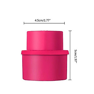 fengkengji Safe and Durable Bottle Pump Caps Bottle Stopper Pump Bottle Dispenser Cap Like A Wine Bottle Stopper,Drink Cap,Bottle Cap,Fizzy Sealer,Vacuum Soda Cap, Purple, one size