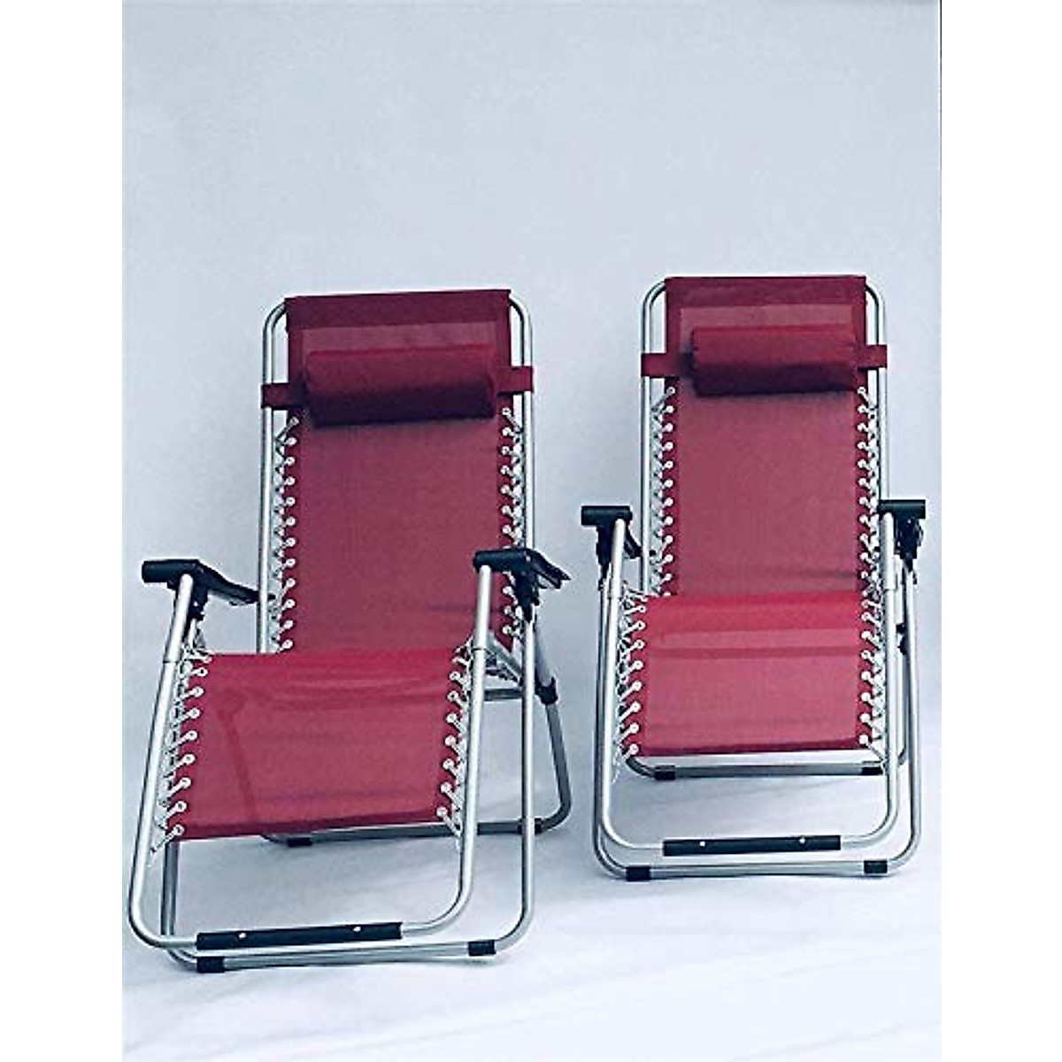 XZGDEN Lightweight Gardens Set of 2 Garden Sun Lounger Relaxer Recliner Garden Chair Many Colours