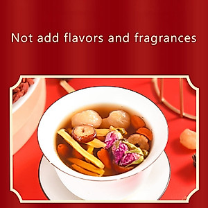 500g/17.6oz Brown Sugar Ginger Jujube Tea, with Brown Sugar Cube, Shredded Ginger, Jujube, Wolfberry, Longan, Red Rose, No Added, 20 Counts, for Women