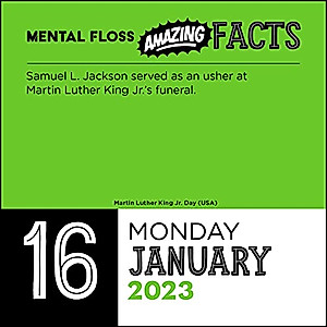 Amazing Facts from Mental Floss 2023 Day-to-Day Calendar: Fascinating Trivia From Mental Floss's Amazing Fact Generator