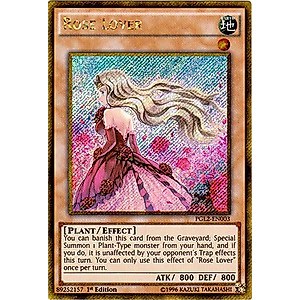 YU-GI-OH! - Rose Lover (PGL2-EN003) - Premium Gold: Return of The Bling - Unlimited Edition - Gold Secret Rare