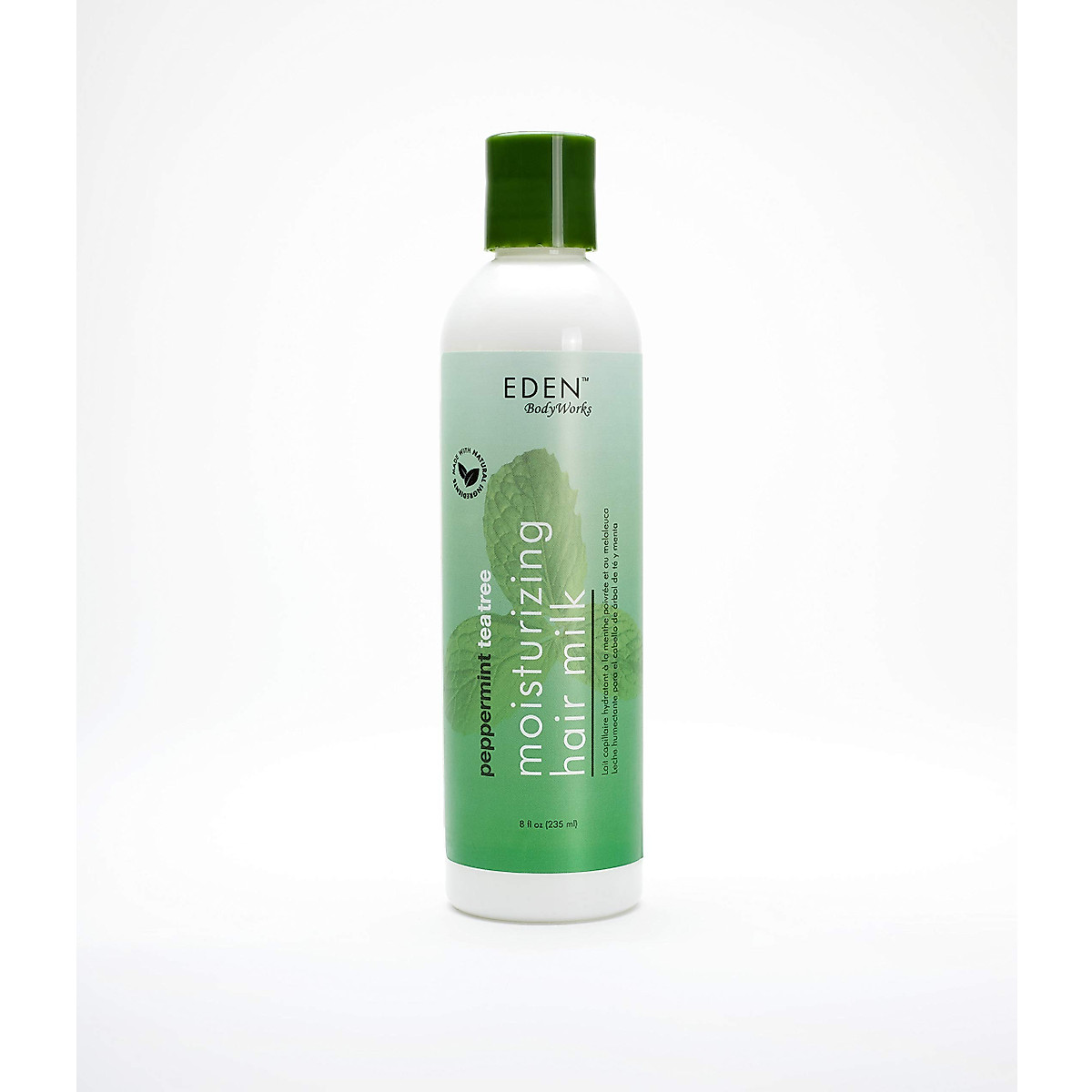 EDEN BodyWorks Peppermint Tea Tree Hair Milk | 8 oz | Moisturize, Nourish, & Refresh Hair and Scalp - Packaging May Vary