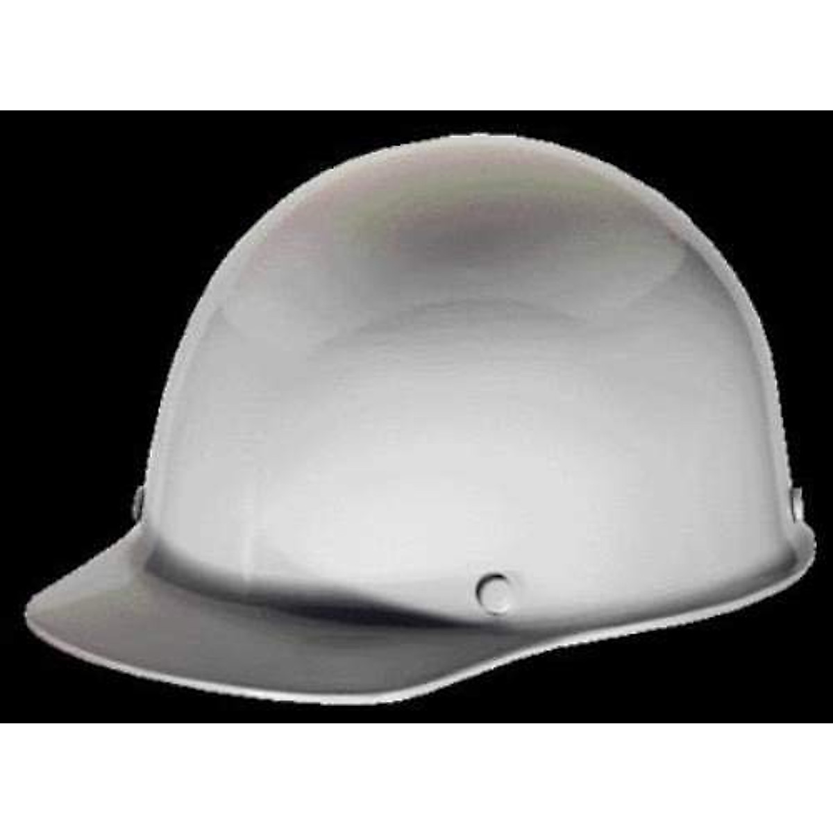 MSA 454618 Skullgard Cap Style Safety Hard Hat with Staz-on Pinlock Suspension | Non-slotted Cap, Made of Phenolic Resin, Radiant Heat Loads up to 350F - Standard Size in White