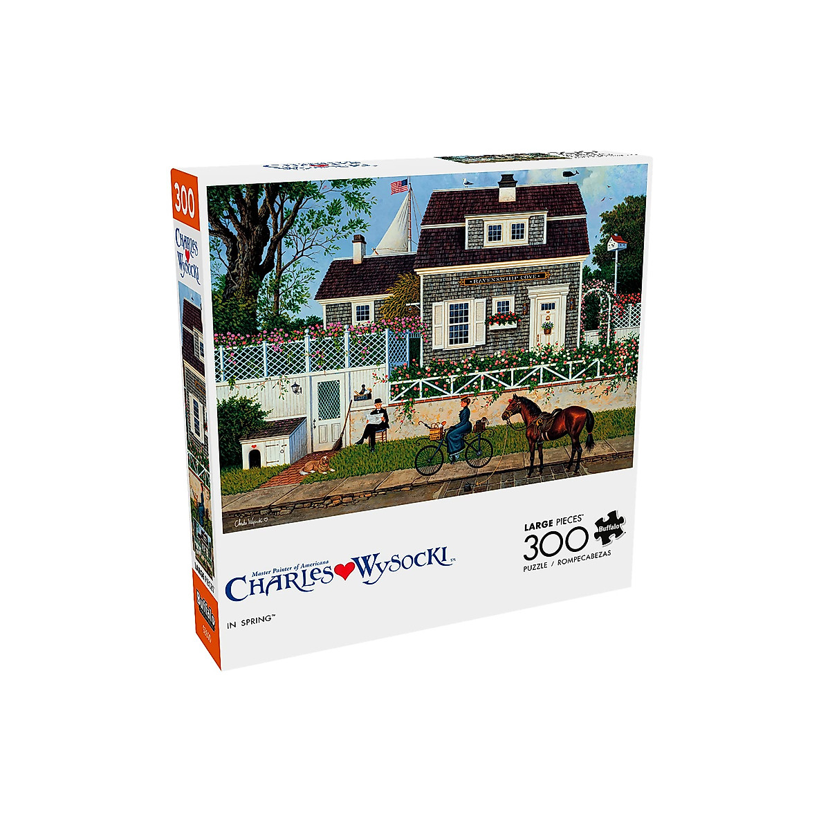 Buffalo Games - Charles Wysocki - in Spring - 300 Large Piece Jigsaw Puzzle