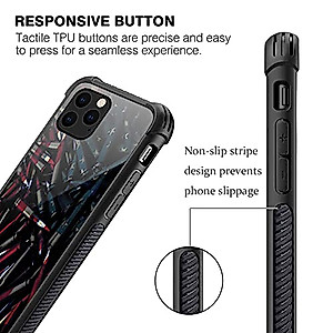 ZHEGAILIAN Case Compatible with iPhone 13 Pro Max,Machinery Flag Case for iPhone 13 Pro Max Case for Boy,Organic Glass [Anti-Scratch] Pattern Design Case for iPhone 13 Pro Max 6.7-inch