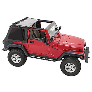 Pavement Ends by Bestop 56840-35 Black Diamond Frameless Sprint Top for 1997-2006 Jeep Wrangler