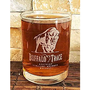 BUFFALO TRACE Collectible Whiskey Glass 8 Oz