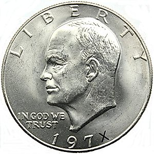 Uncirculated Eisenhower Dollar Coin 1971 To 1978 BU Ike Dollar Collectors Coin