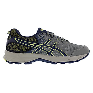 ASICS Women's Gel-Sonoma 3, Grey/Blue/Lime, 6 B(M) US