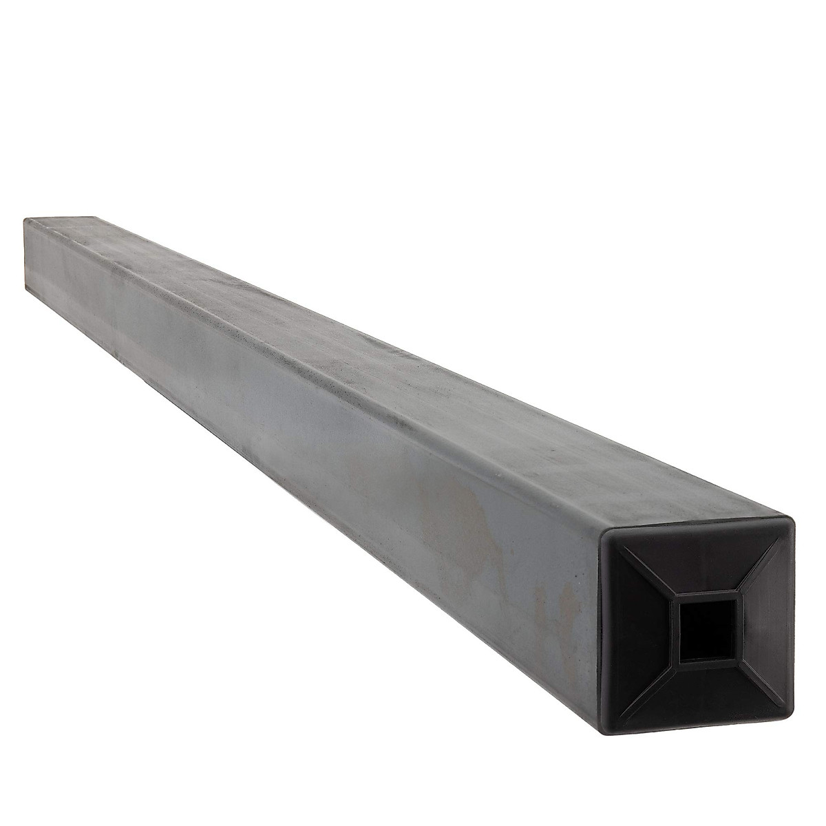 RV Bumper Raw 14 Gauge Steel | Standard 4" x 4" Bumper | RV Rear Bumper (with Bumper Plugs)