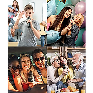 M37 - Bluetooth Karaoke Microphone Wireless - Bluetooth Microphone Wireless - Wireless Microphone Karaoke - Microphone for Kids - Carpool car Karaoke Microphones with Speaker - Karaoke mic