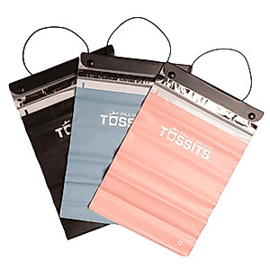 Tossits Disposable Garbage Bags (Set of 7) - Leakproof, Smellproof - Large, Car-Friendly