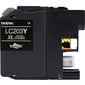 Brother 1106362 Lc 203 Yellow Ink Cartridge High Yield (Lc203ys)