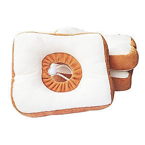 Mipcase 1pc Collar Loaf Bread Pet Decor Puppy Outfits Cat Costumes for Cats Kitten Neck Cone Inflatable Costumes Puppy Bunny Costume Small Dog Costume Neck Circle Cotton -Scratch