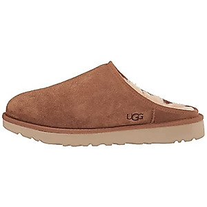 UGG Men's Classic Slip-On Slipper, Chestnut, 10