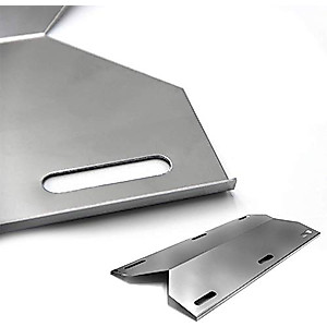 Hongso Grill Replacement Parts for Jenn-Air 720-0163, Nexgrill 720-0163, 17 3/4 Inch Stainless Steel Heat Plate Shield Heat Tent Flavorizer Bar Vaporizor Bar SPB631 (3-Pack)