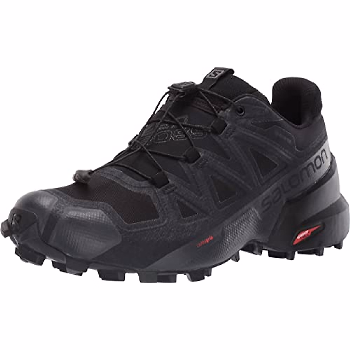 Salomon Speedcross 5 Gore-tex Trail Running Shoes for Women, Black/Black/Phantom, 9.5