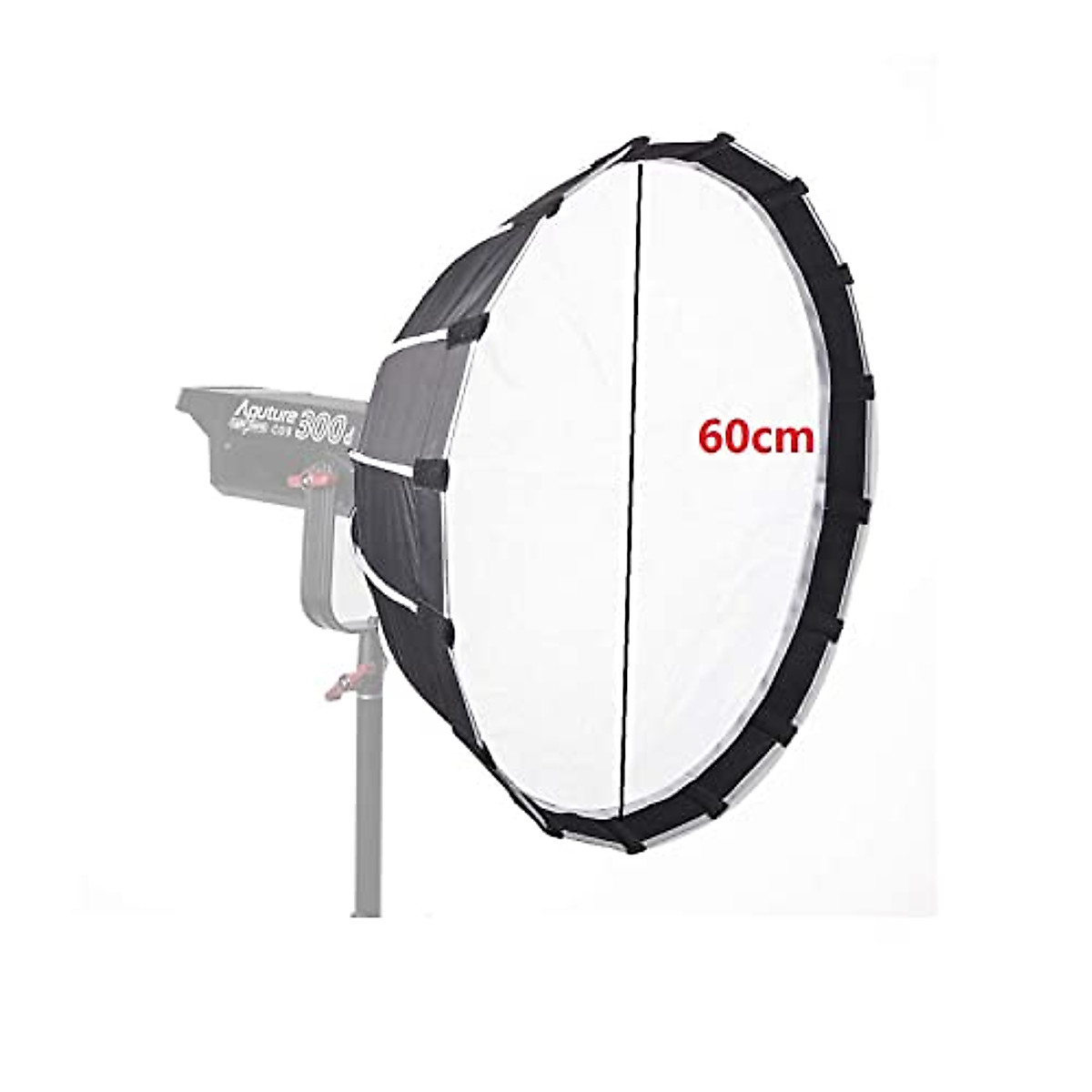 Aputure Light Dome Mini II (21.6") Parabolic Photography Softbox with Honeycomb Grid for Aputure 300X/300D II/Amaran 200X/100X and Other Bowens Mount Lights