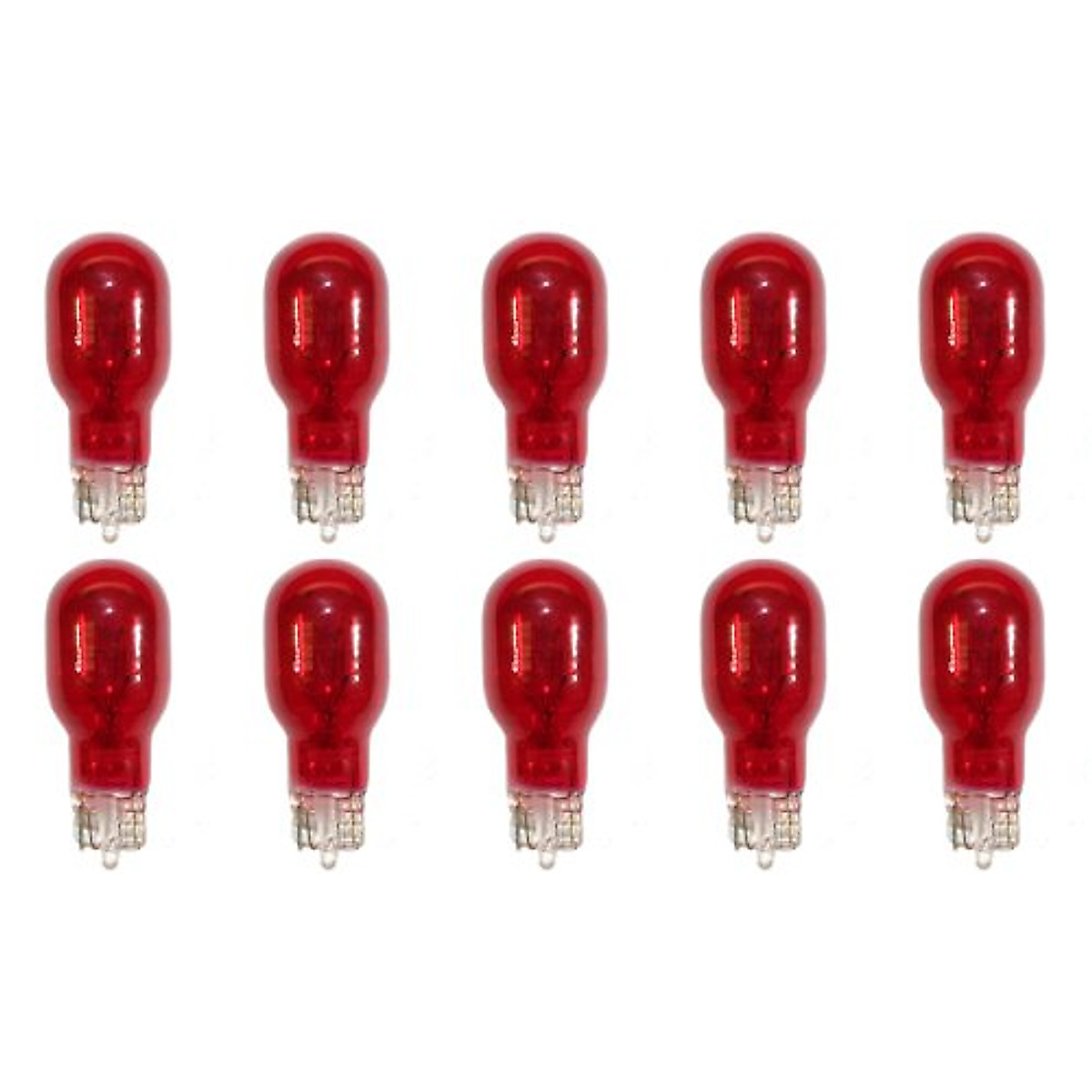 CEC Industries #906R (Red) Bulbs, 13.5 V, 9.315 W, W2.1x9.5d Base, T-5 shape (Box of 10)