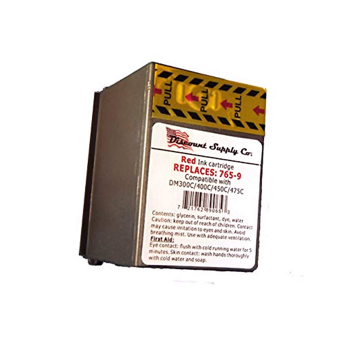 Pitney Bowes 765-9 Compatible Red Ink Cartridge for DM300c, DM400c, DM450c Postage Meters