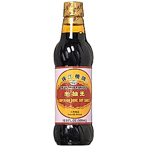Pearl River Bridge Superior Dark Soy Sauce, Plastic Bottles, 16.9 oz