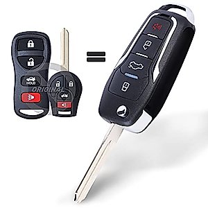 Keymall Upgraded Key Fob Keyless Entry Remote Control for Nissan Altima 350Z Armada Maxima Quest Sentra/Infiniti EX35 FX35 FX45 G35 I35 Q45 QX56 FCC ID KBRASTU15, CWTWB1U758, CWTWB1U821